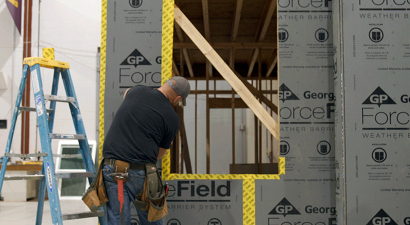 ForceField® Weather Barrier System Goes Head-to-Head with House Wrap in ...