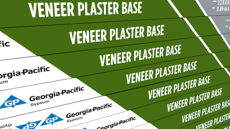 ToughRock® Veneer Plaster Base | Build Georgia-Pacific Products
